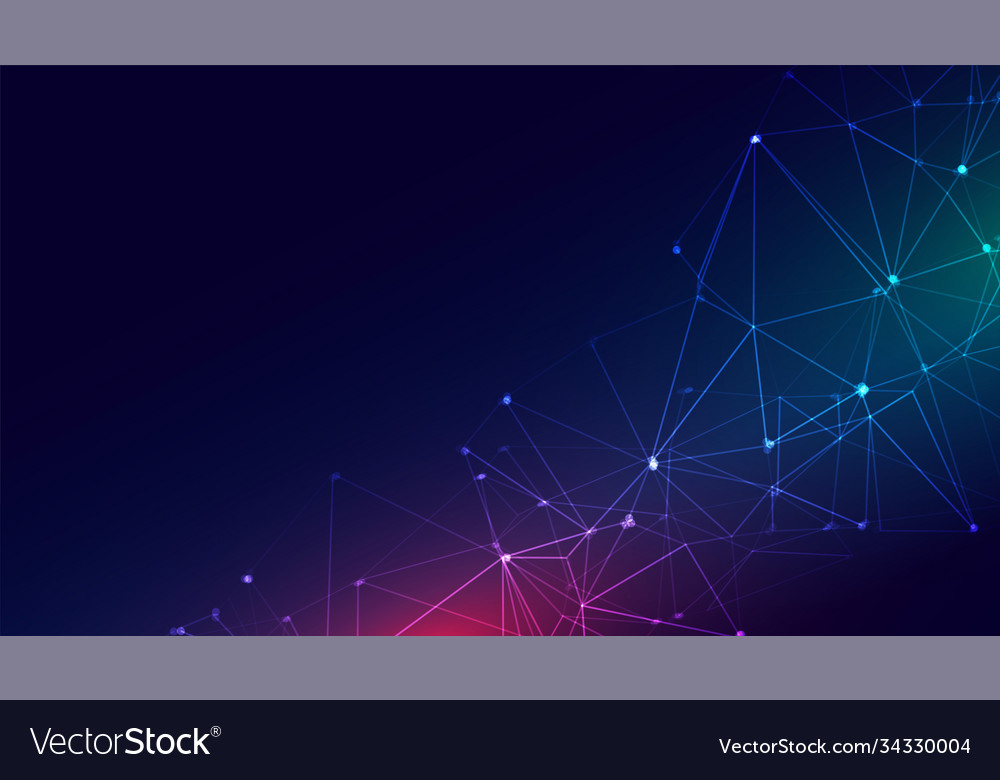 Technology wire mesh network connection digital Vector Image