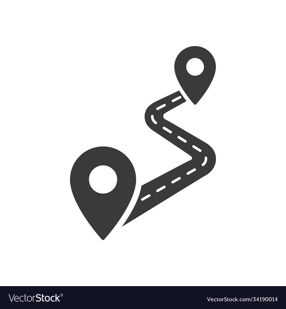 Roadmaps icon images Royalty Free Vector Image