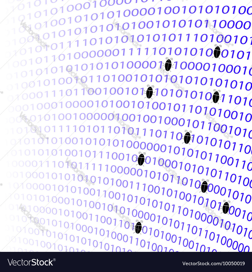 Binary code background numbers concept Royalty Free Vector