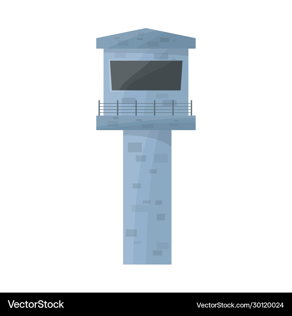 Design watchtower and tower logo Royalty Free Vector Image