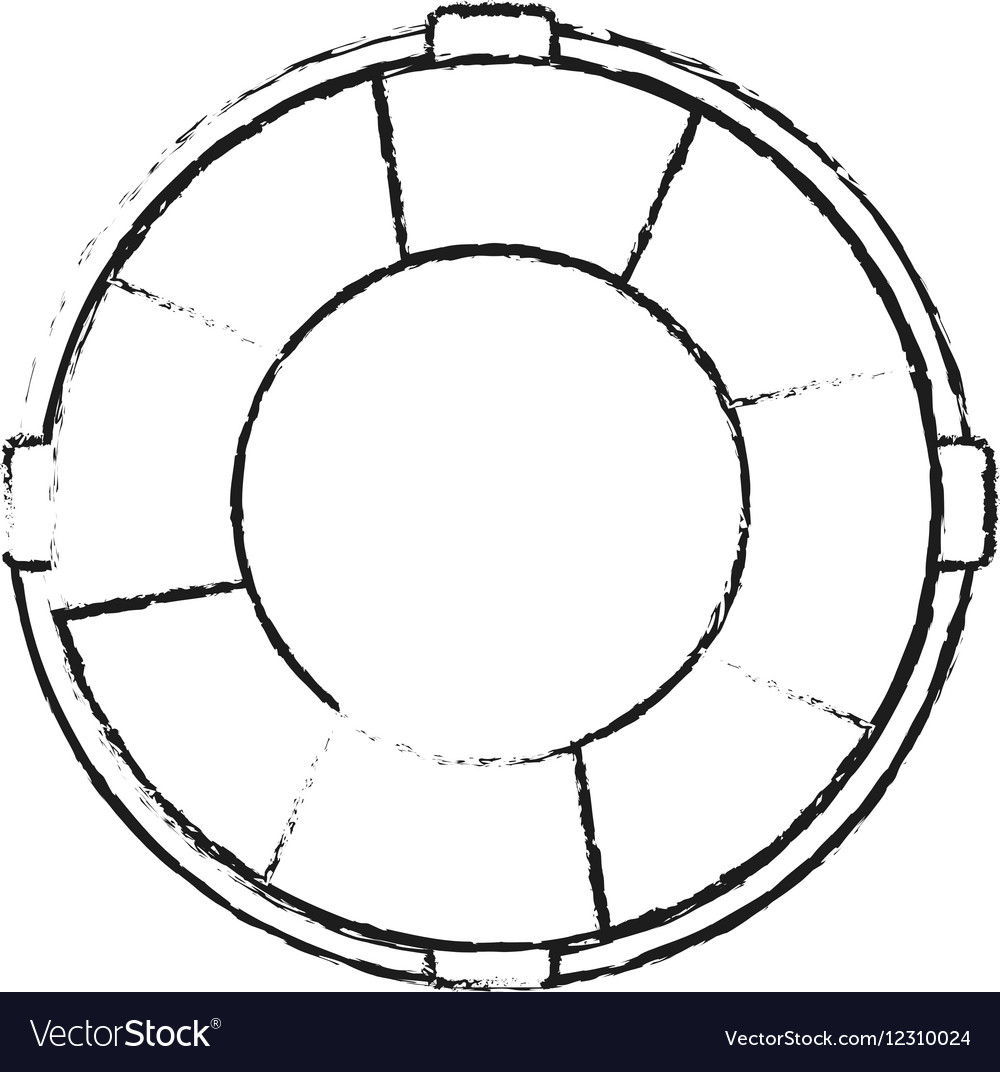 Isolated save float design Royalty Free Vector Image