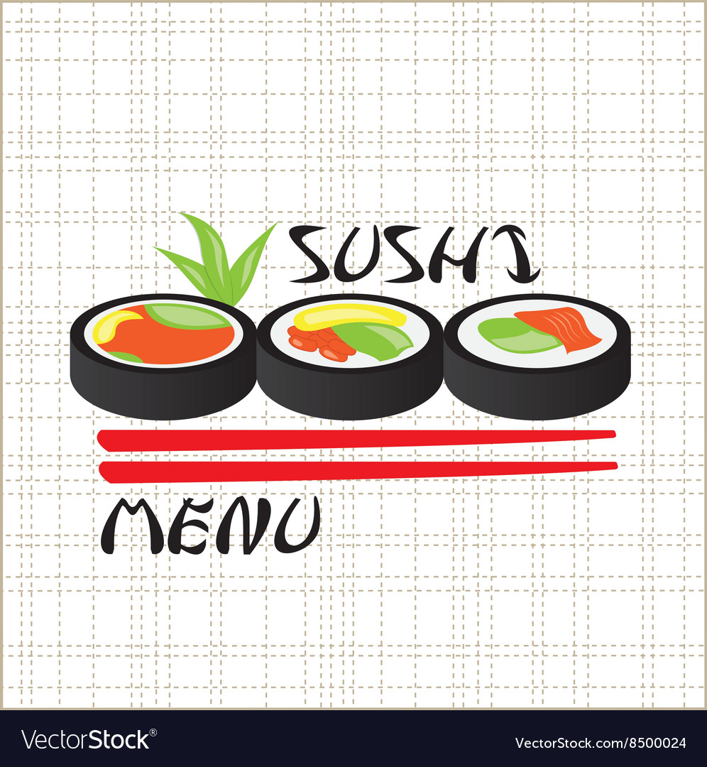 Sushi Royalty Free Vector Image - VectorStock