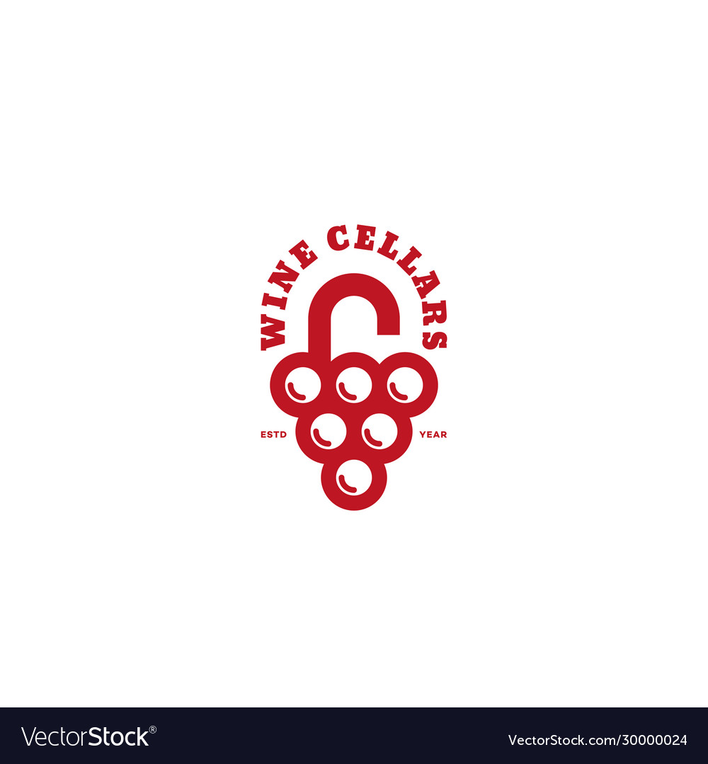 Wine cellars logo Royalty Free Vector Image - VectorStock Wine cellars logo Royalty Free Vector Image - VectorStock