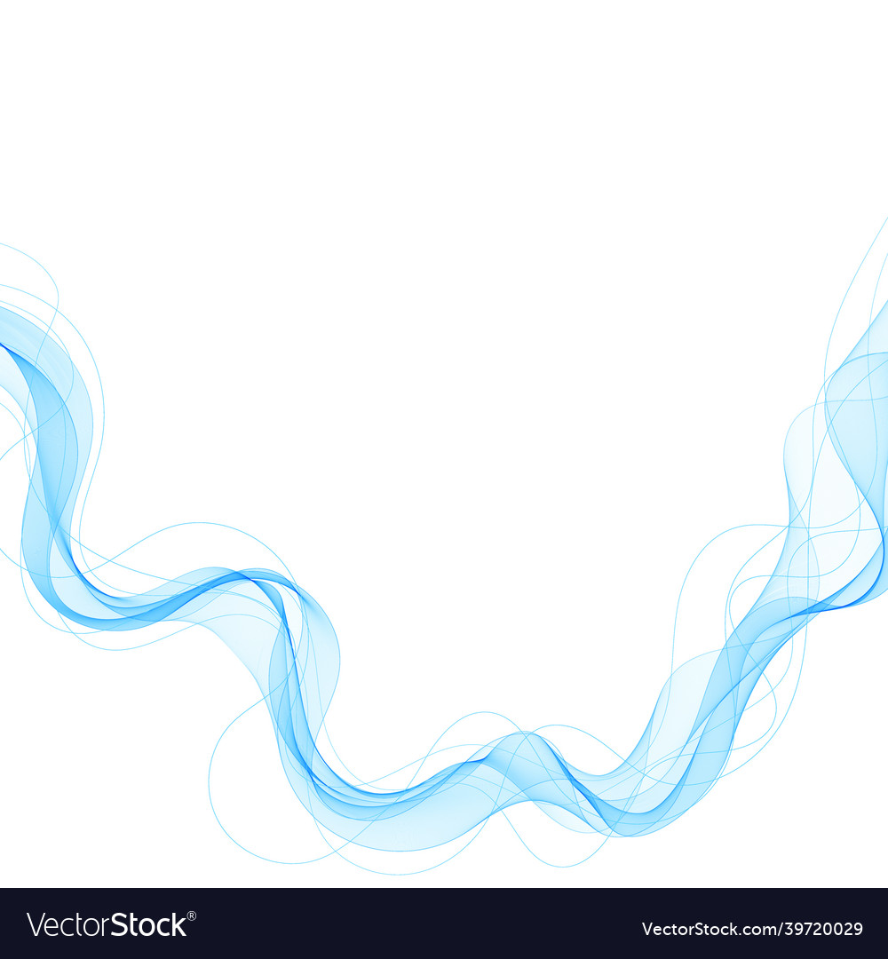 Blue wave pattern presentation template layout Vector Image