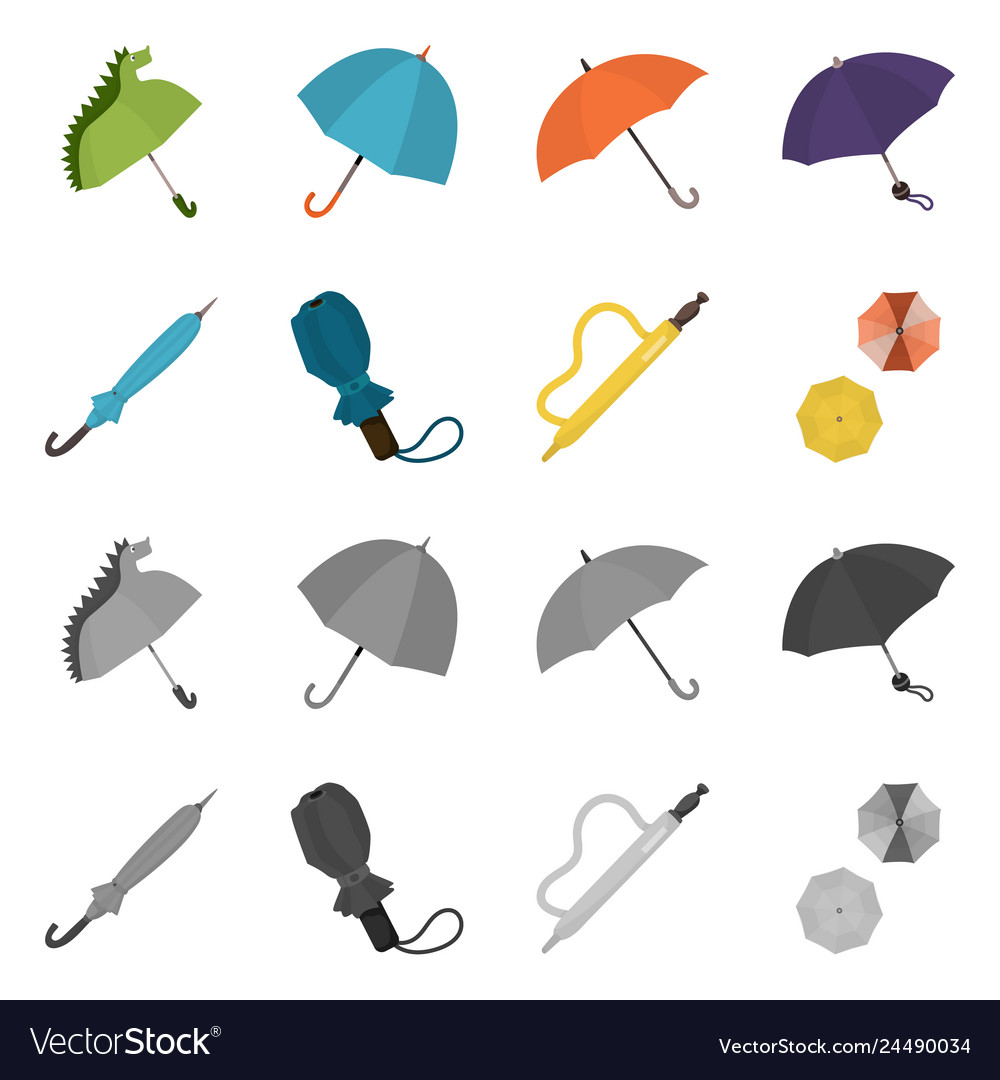 Isolated Object Of Protection And Closed Sign Set Vector Image