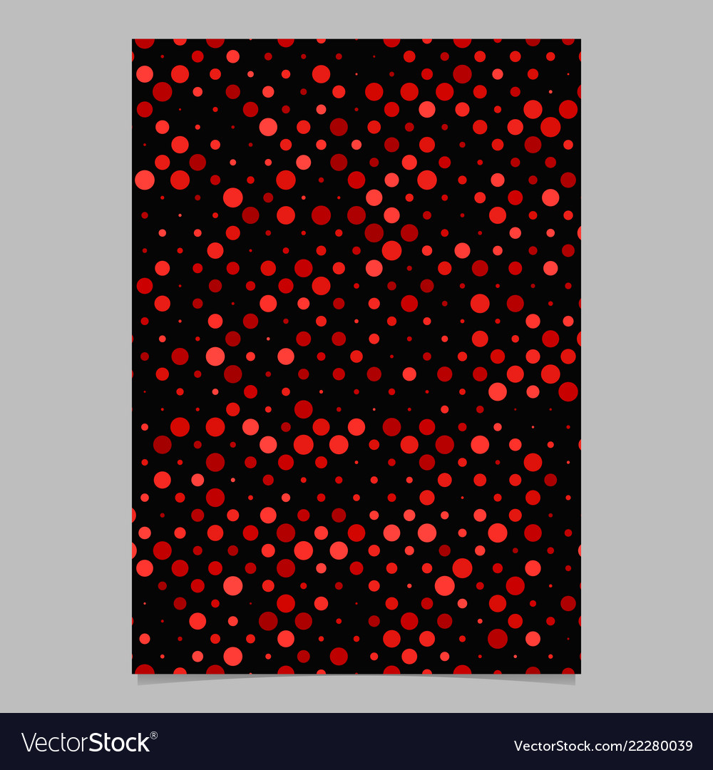 Repeating dot pattern poster template Royalty Free Vector