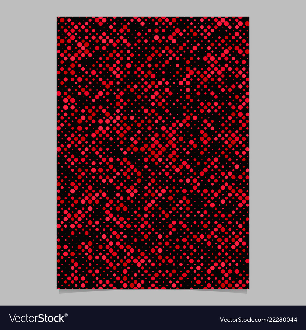 Abstract dot pattern poster template - document Vector Image