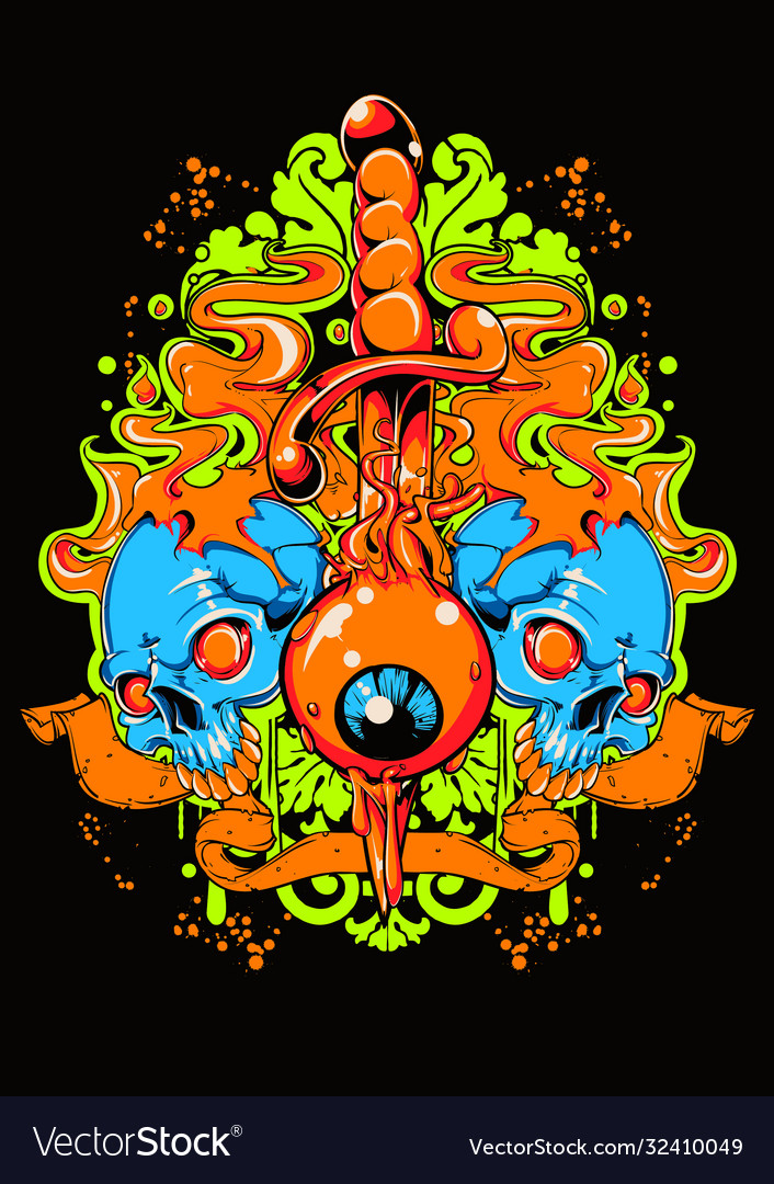 Dagger eye Royalty Free Vector Image - VectorStock