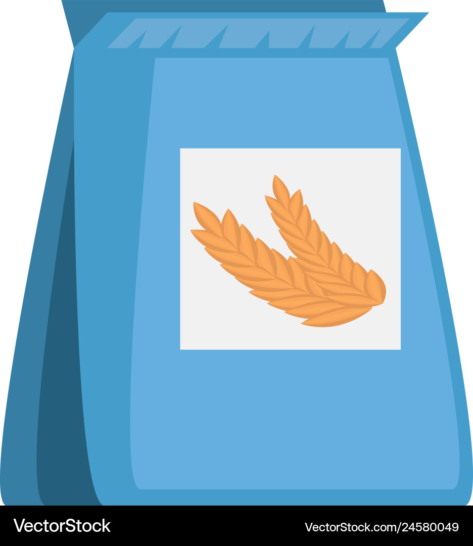 Wheat bag healthy food Royalty Free Vector Image