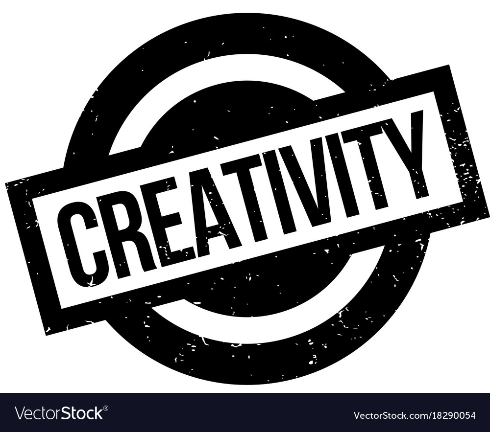 Creativity rubber stamp Royalty Free Vector Image Creativity rubber stamp Royalty Free Vector Image
