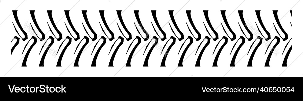 Tractor tread pattern banner Royalty Free Vector Image