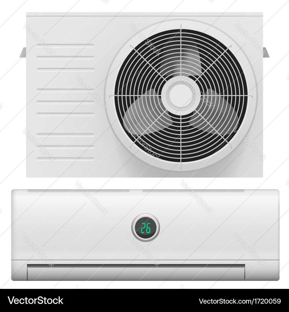 Air-conditioner Royalty Free Vector Image - VectorStock