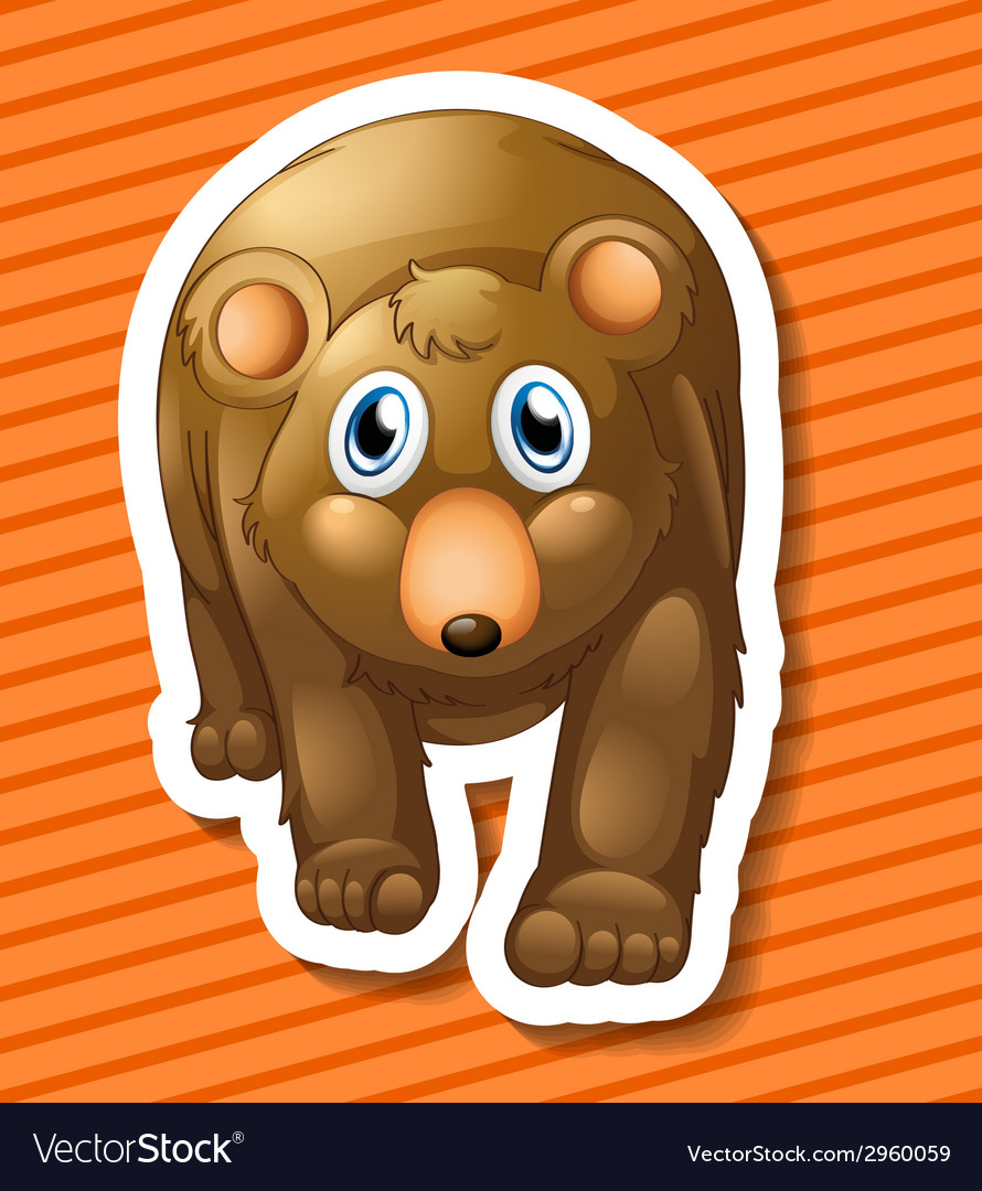 Bear Royalty Free Vector Image - VectorStock
