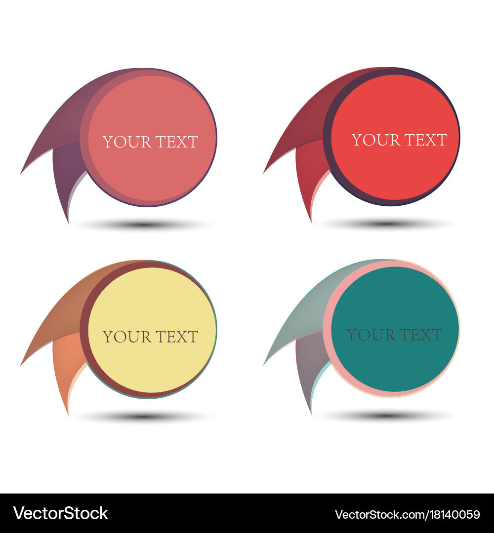 Circle label new stamp sticker background sign Vector Image