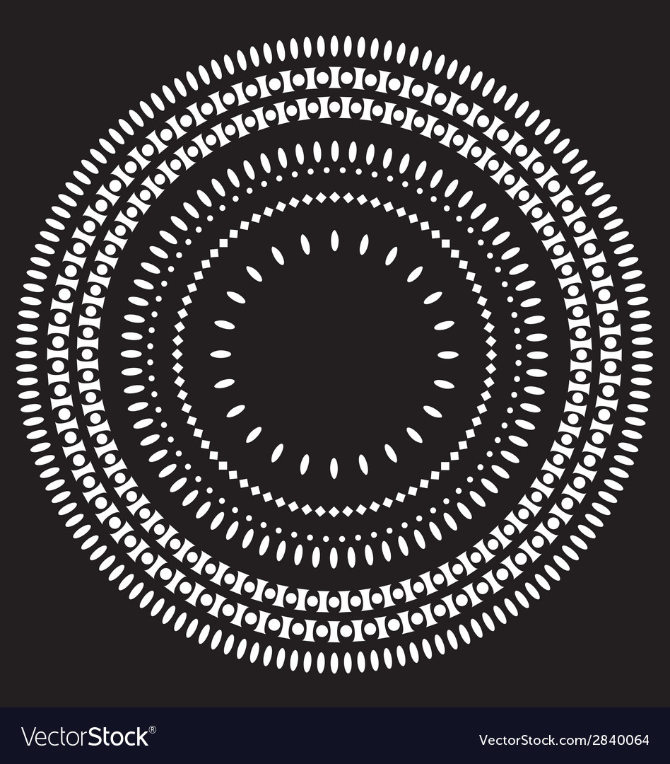 Circle pattern wallpaper Royalty Free Vector Image