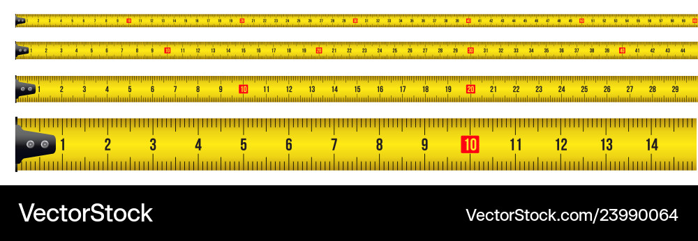 Creative of tape measure Royalty Free Vector Image