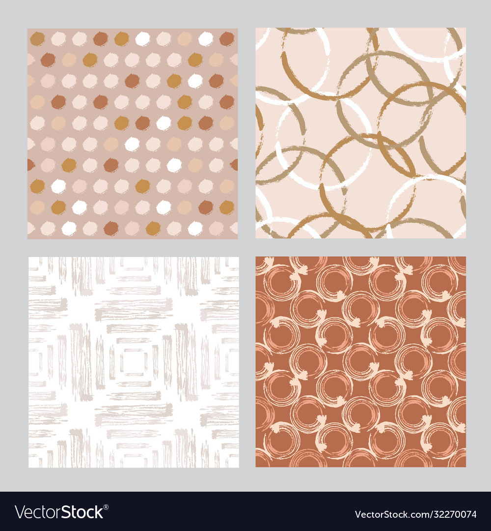 Abstract hand drawn seamless pattern Royalty Free Vector