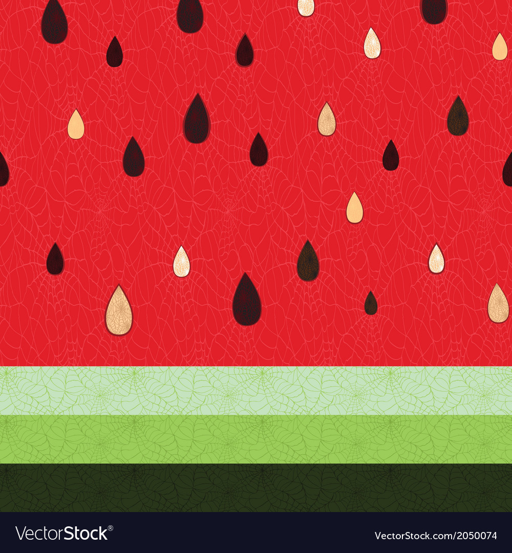 Seamless watermelon fruit pattern Royalty Free Vector Image