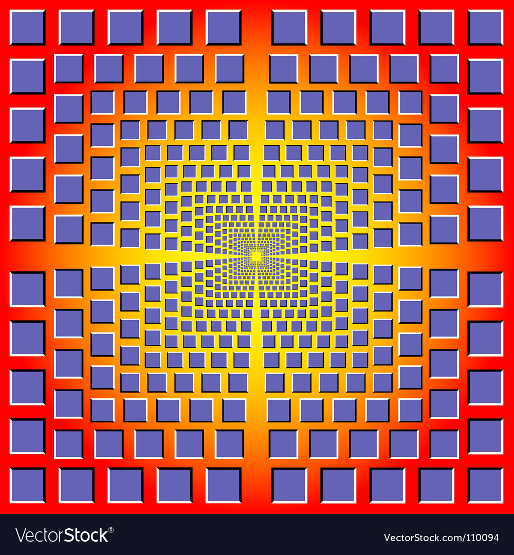 Optical illusion Royalty Free Vector Image - VectorStock
