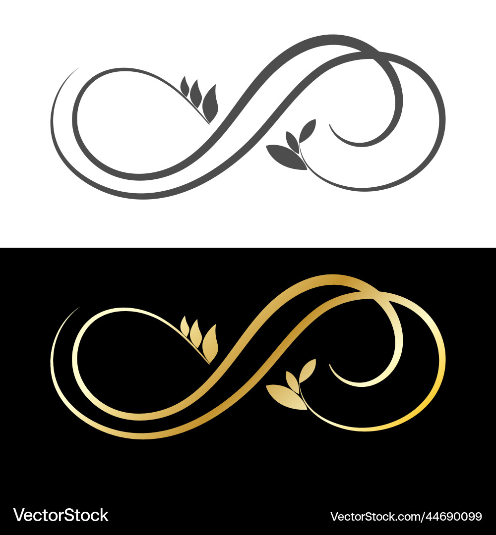 Decorative element for frames invitations Vector Image