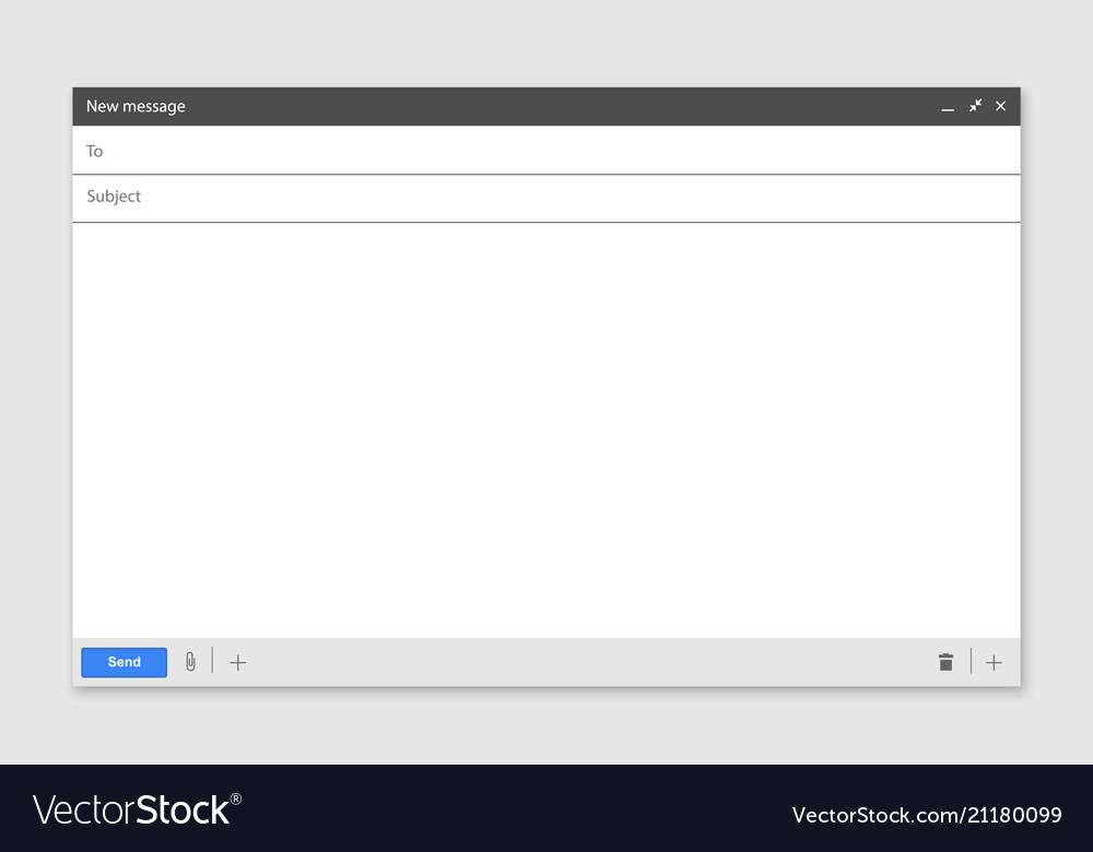Blank Email Template