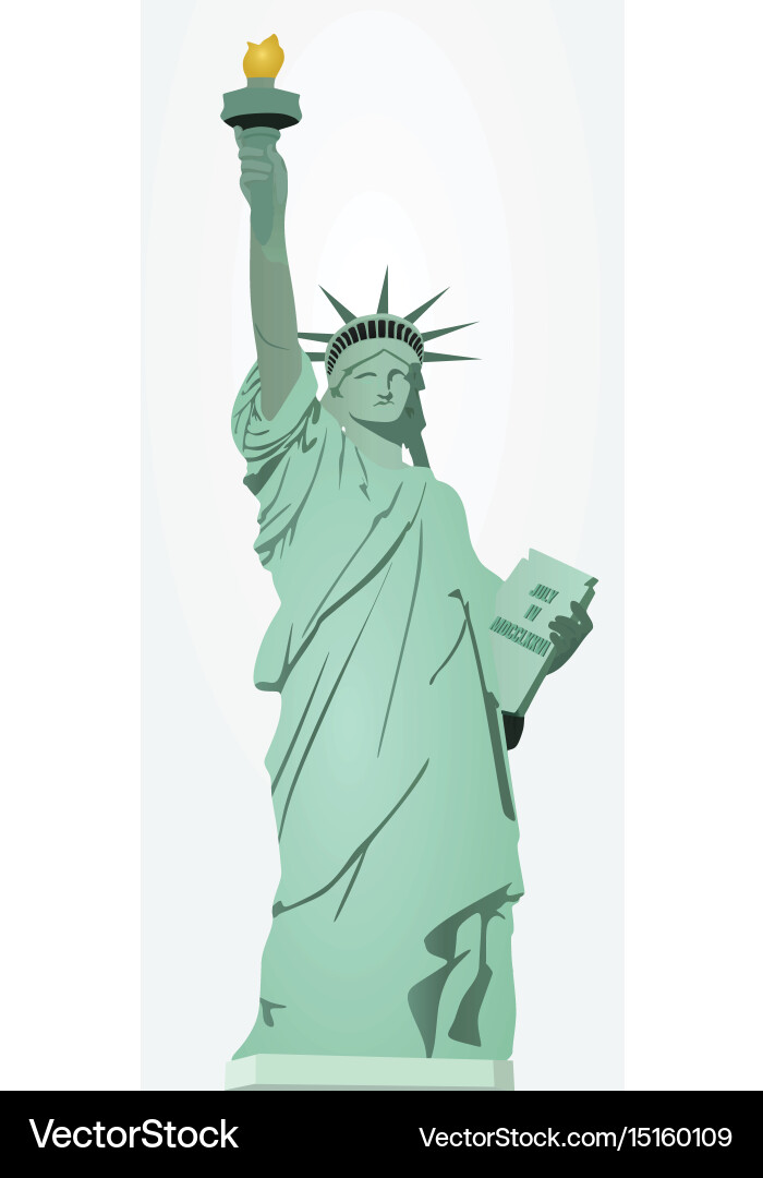 Statue of liberty Royalty Free Vector Image - VectorStock