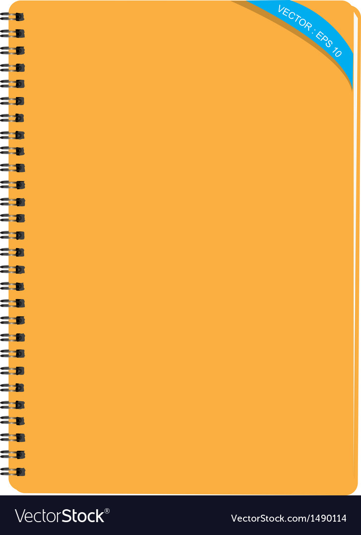 Notebook Royalty Free Vector Image - VectorStock