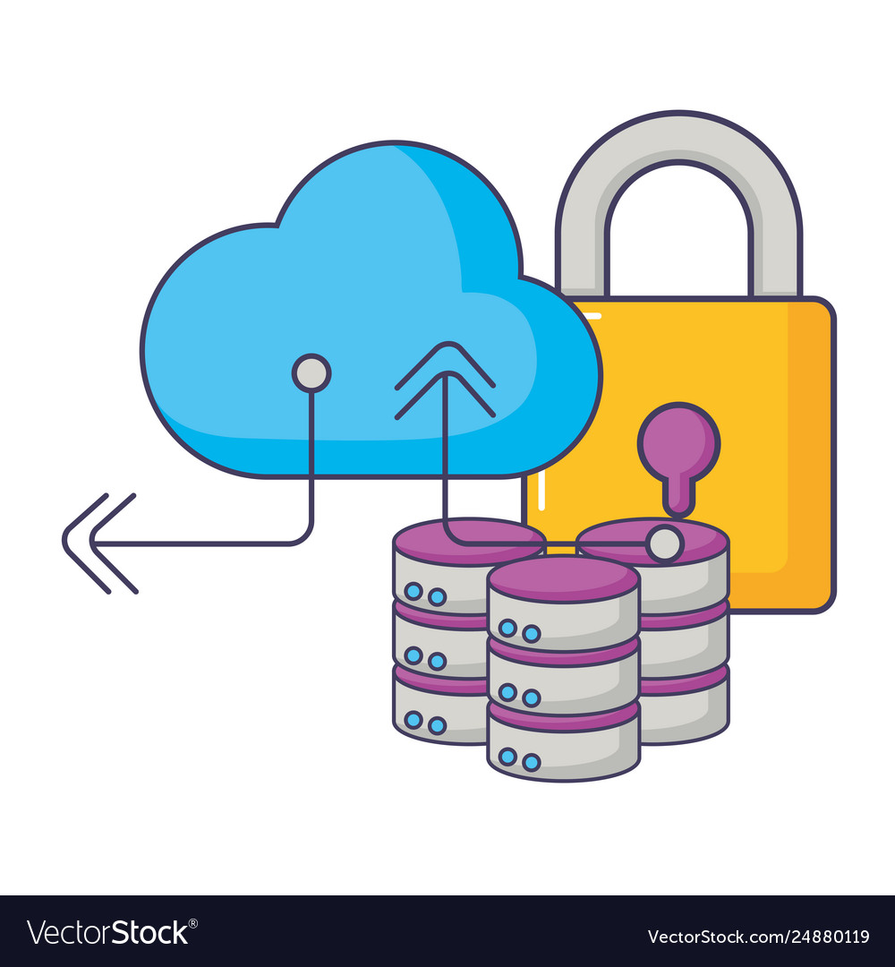 Database server cloud storage security information