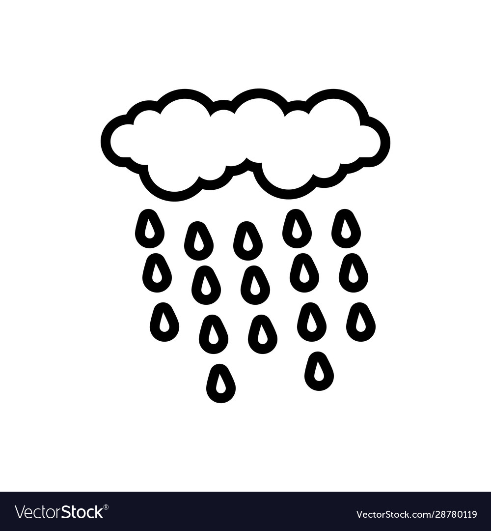 Rain Royalty Free Vector Image - VectorStock Rain Royalty Free Vector Image - VectorStock