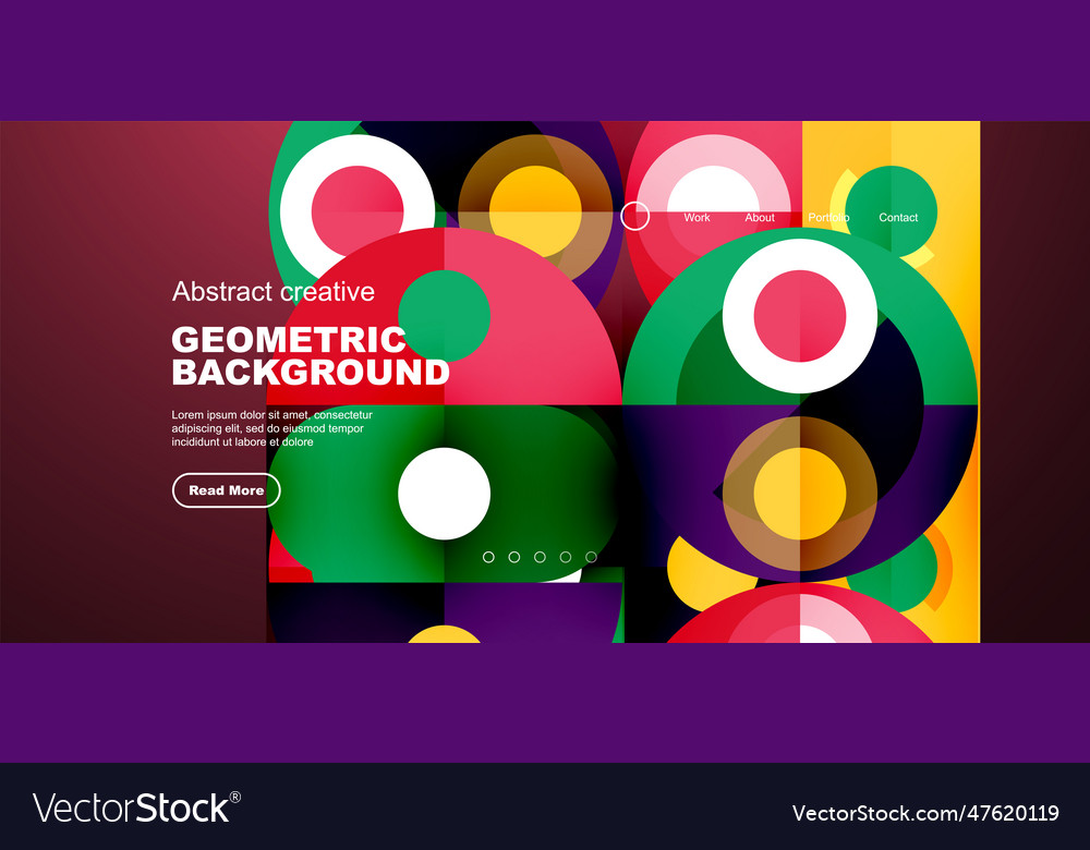 Simple circles and round elements pattern Vector Image