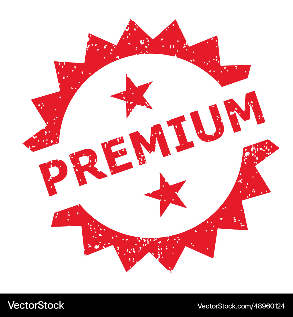 Premium star badge Royalty Free Vector Image - VectorStock