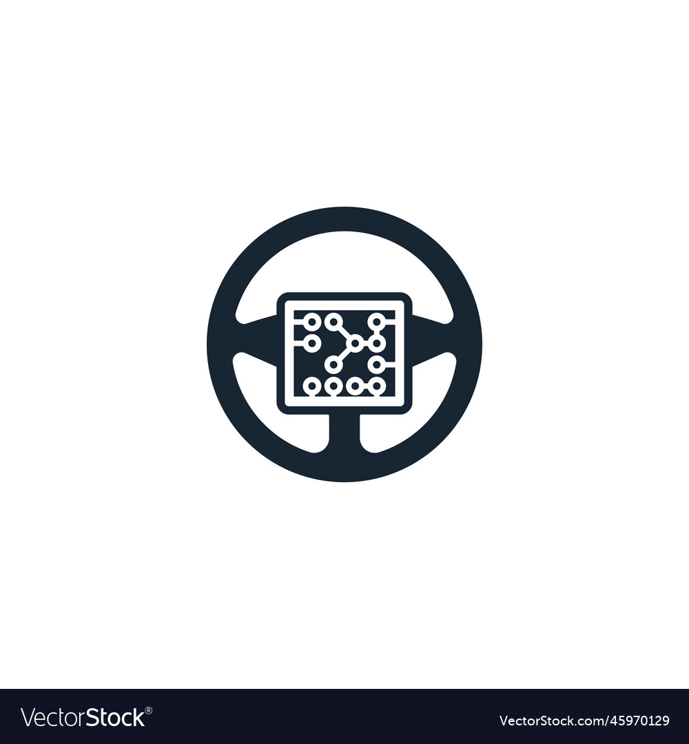 Autopilot creative icon from artificial Royalty Free Vector Autopilot creative icon from artificial Royalty Free Vector