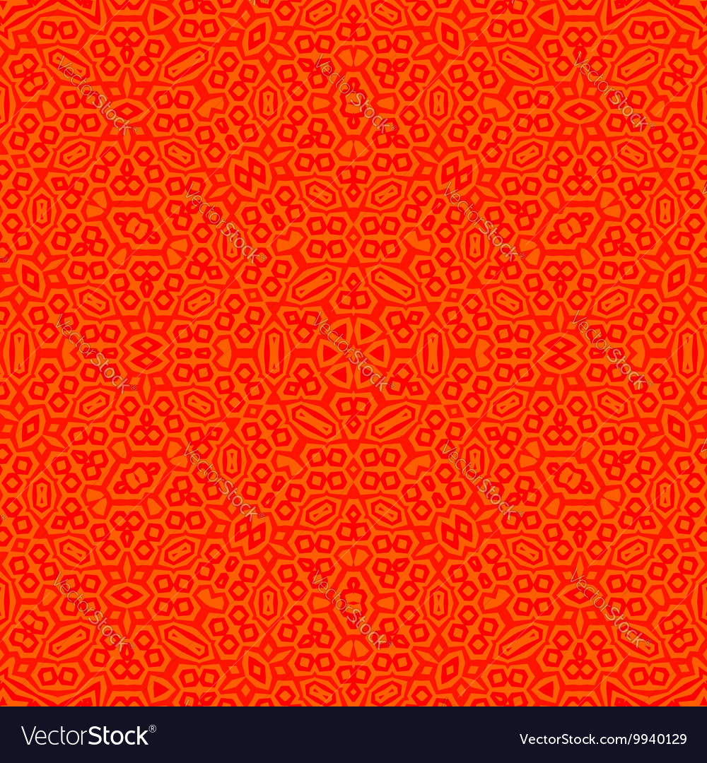 Creative ornamental red pattern Royalty Free Vector Image