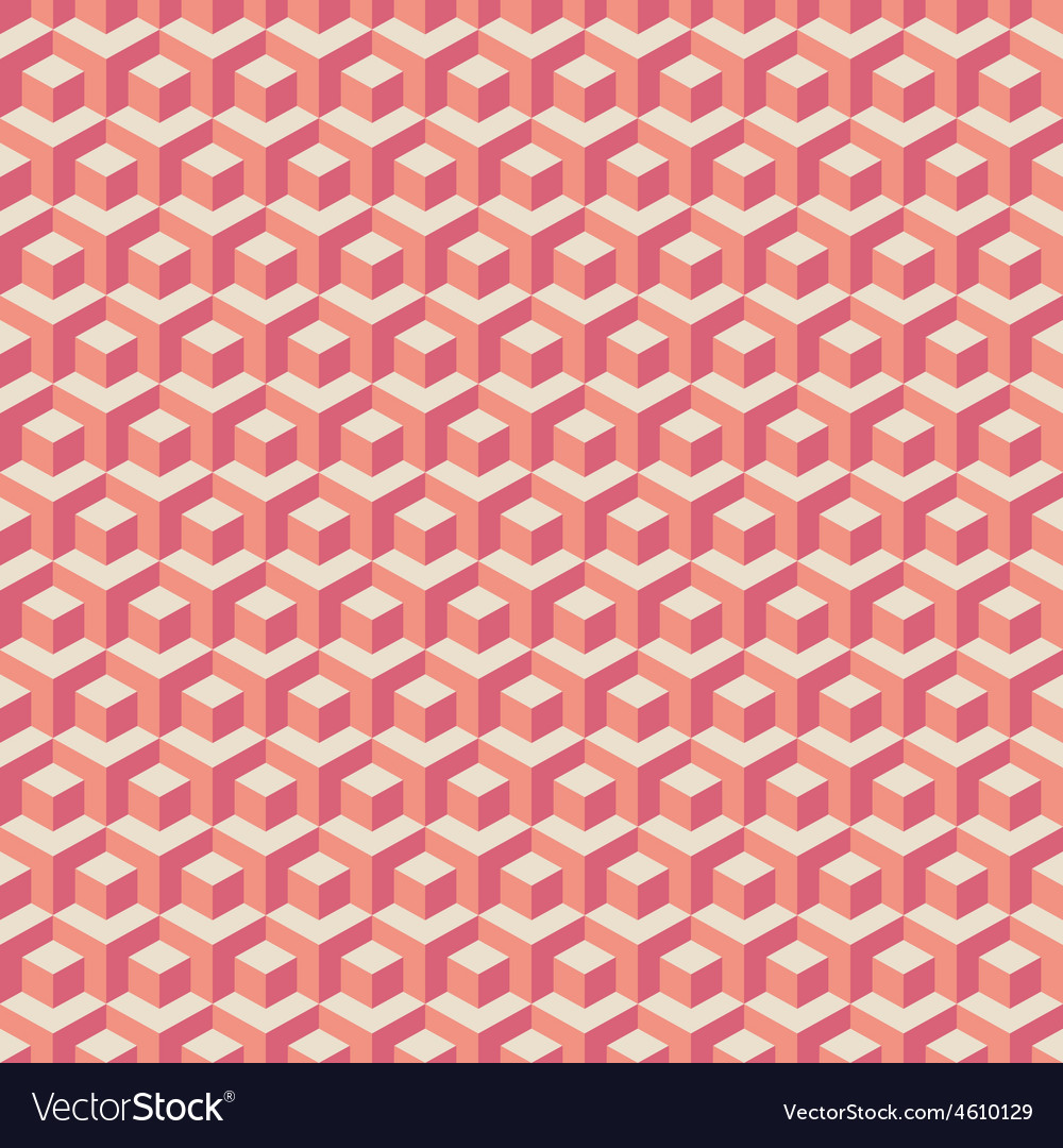 Cube pattern Royalty Free Vector Image - VectorStock