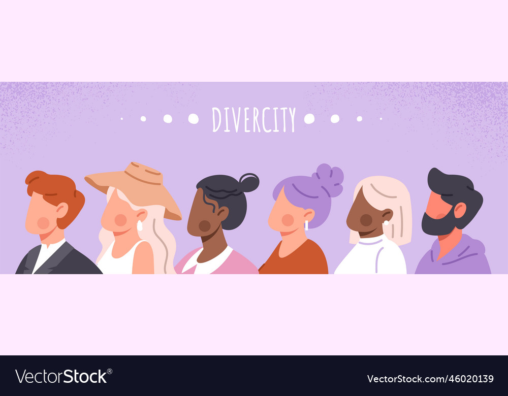 Concept of diversity Royalty Free Vector Image