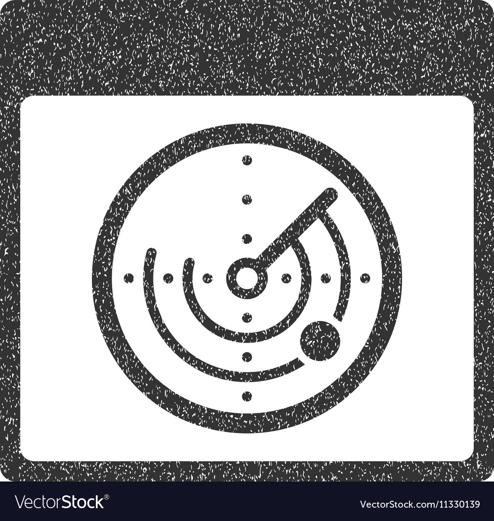 Radar calendar page grainy texture icon Royalty Free Vector Radar calendar page grainy texture icon Royalty Free Vector