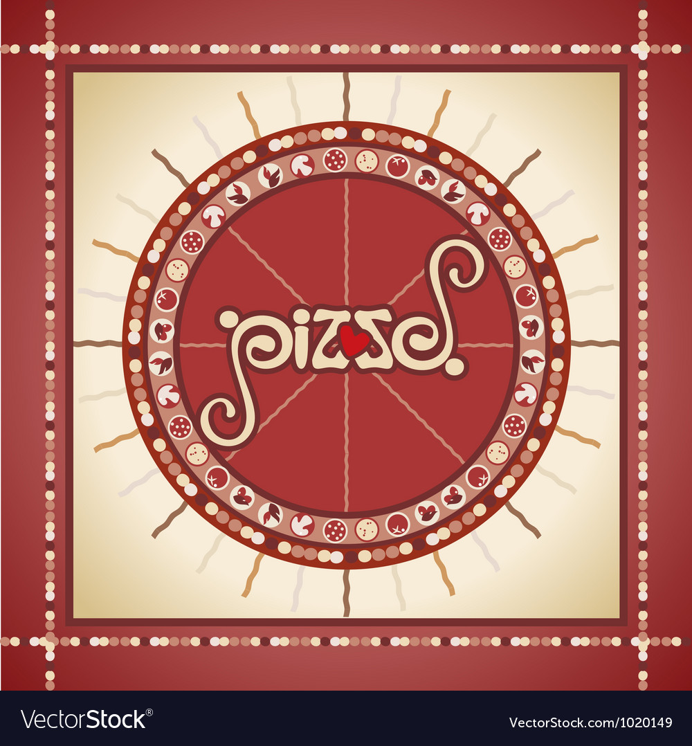 Pizza5 Royalty Free Vector Image - VectorStock