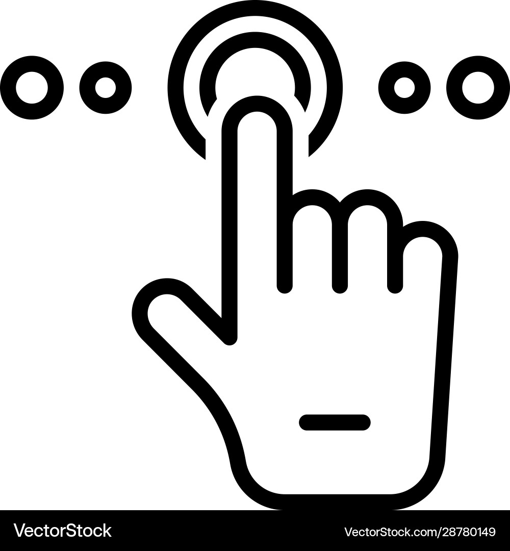 Tap Royalty Free Vector Image - VectorStock