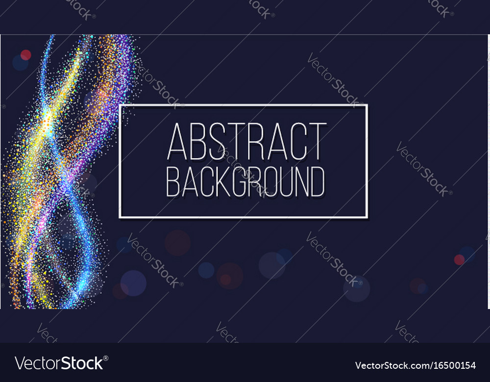 Glow smoky waves background curved pattern flow Vector Image
