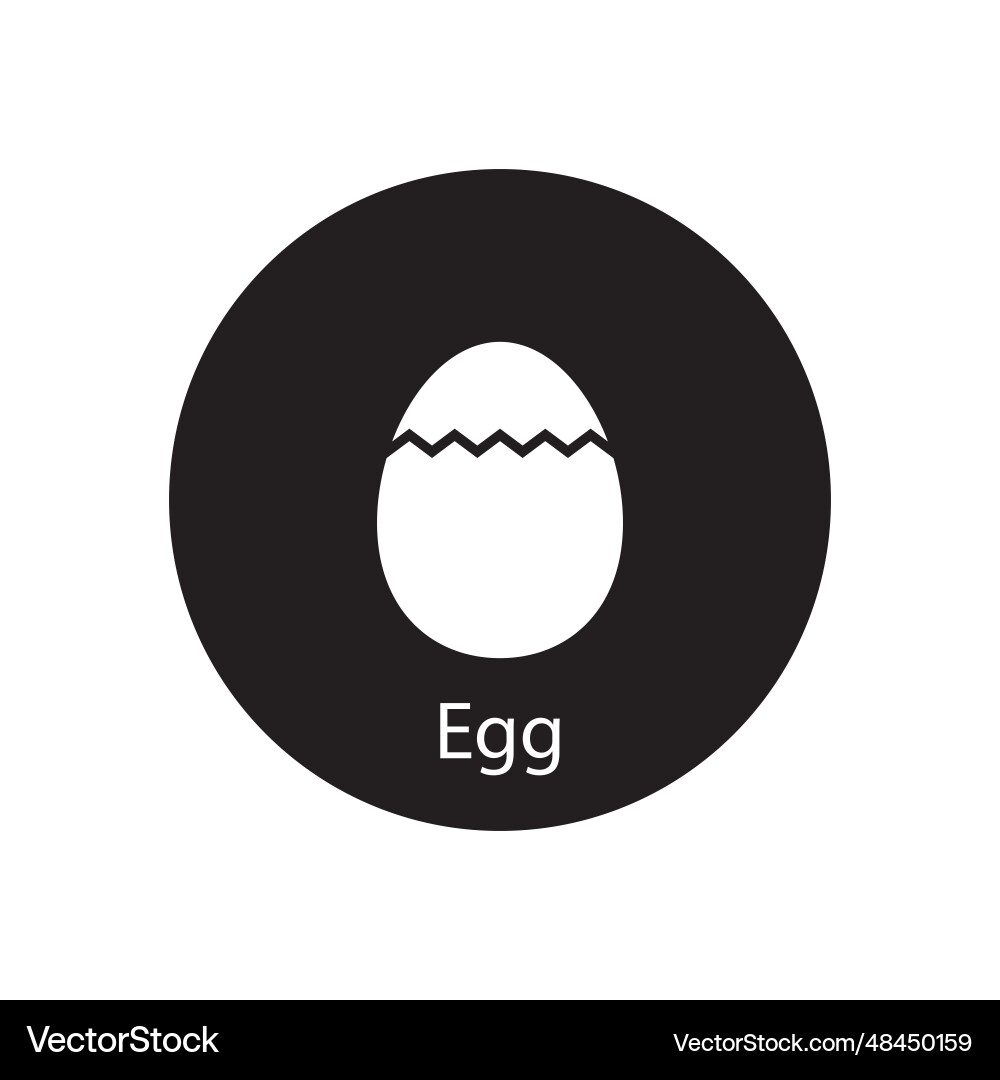 Egg icon Royalty Free Vector Image - VectorStock