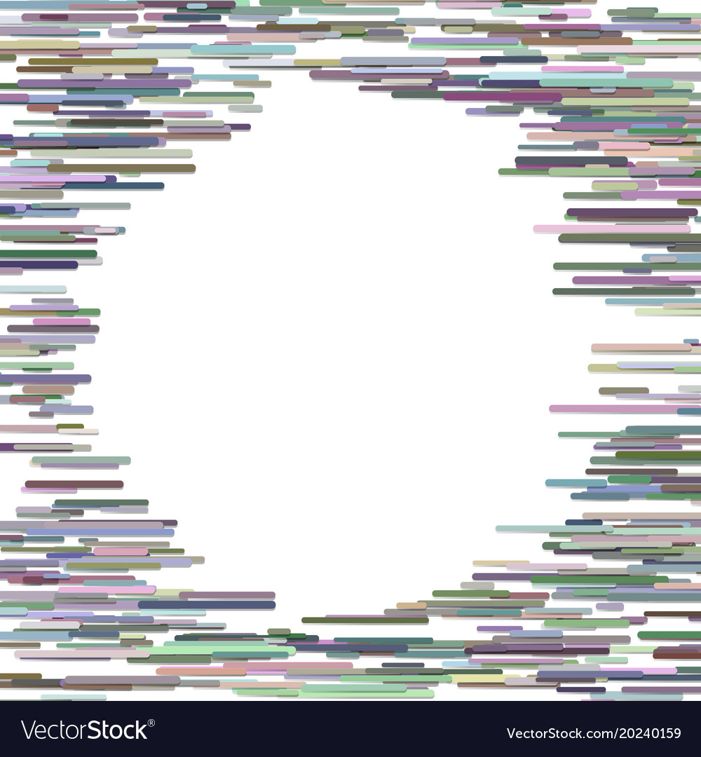 Horizontal stripe background design - frame Vector Image