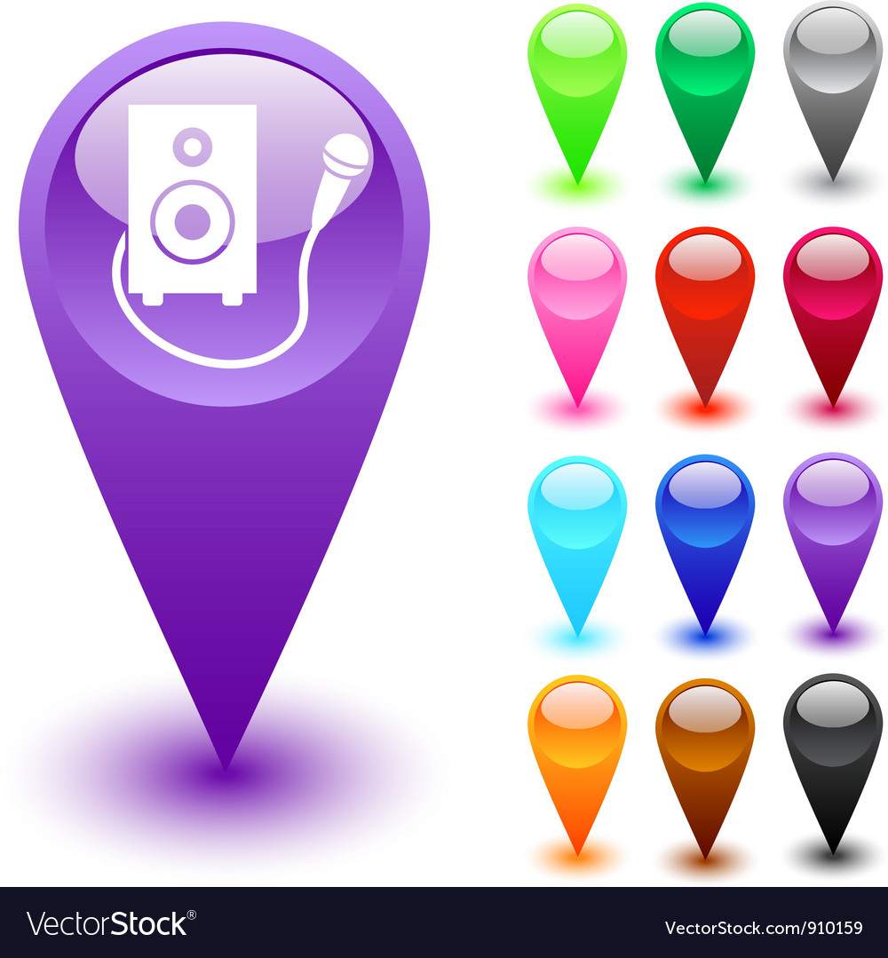 Karaoke button Royalty Free Vector Image - VectorStock