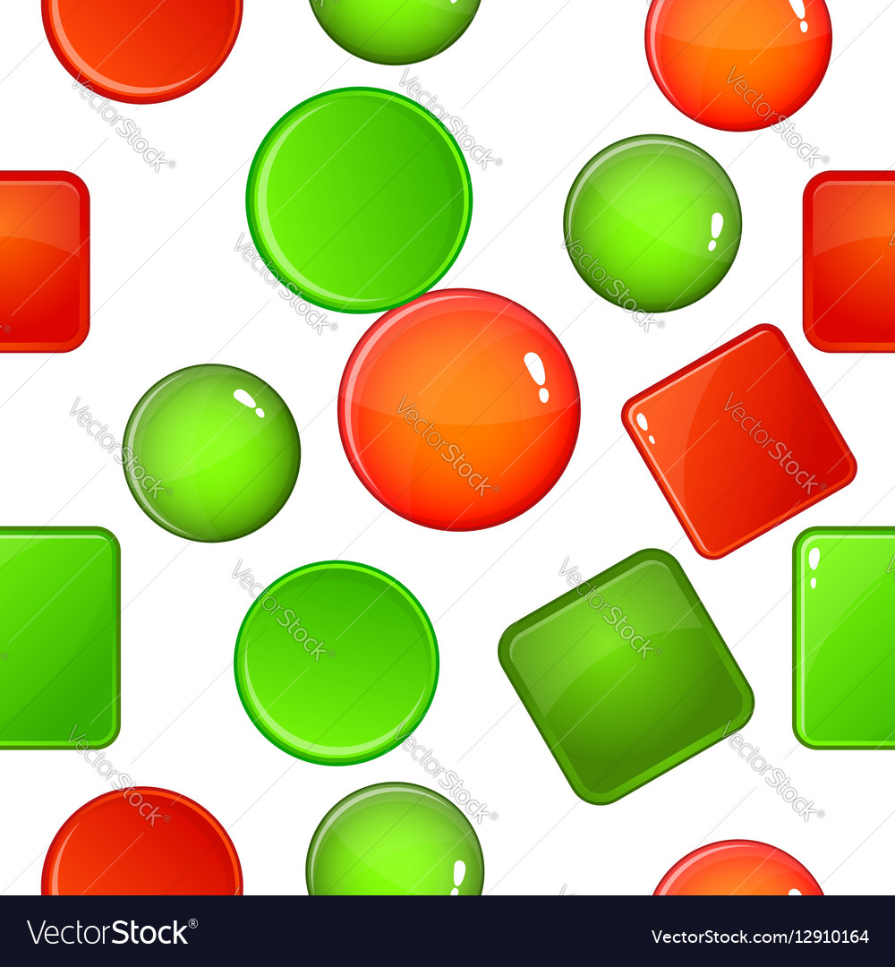 Button types pattern cartoon style Royalty Free Vector Image