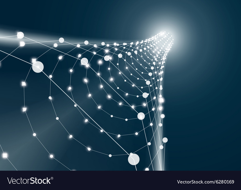 Abstract geometric technology design element Vector Image