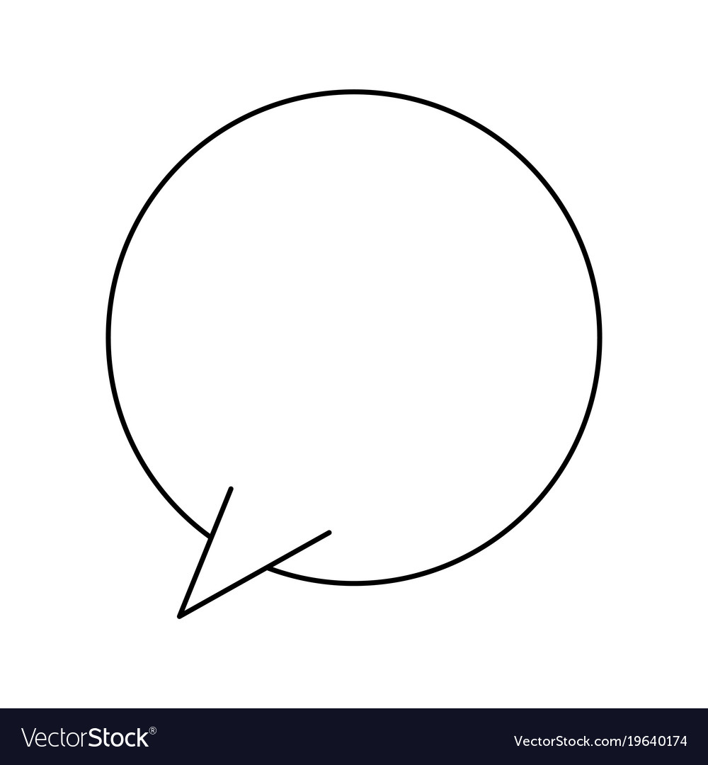Chat bubble comic Royalty Free Vector Image - VectorStock