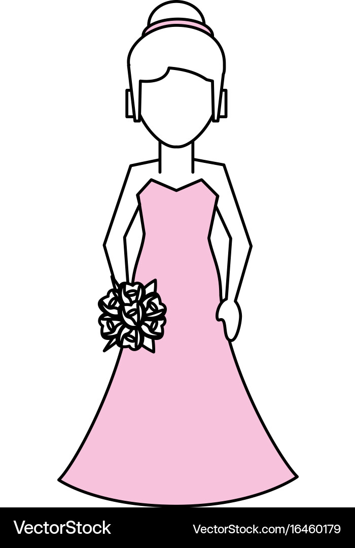 Bride Royalty Free Vector Image - VectorStock