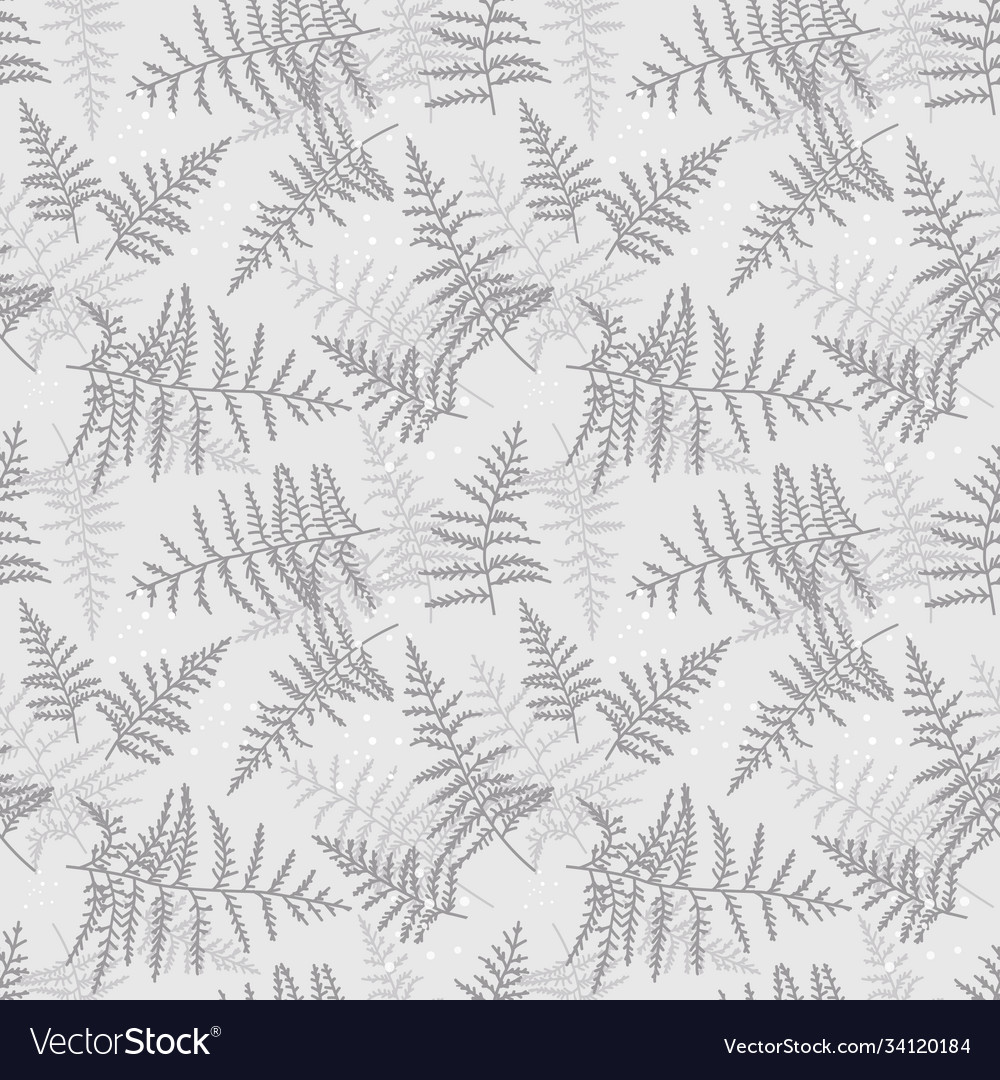 Bracken seamless pattern Royalty Free Vector Image