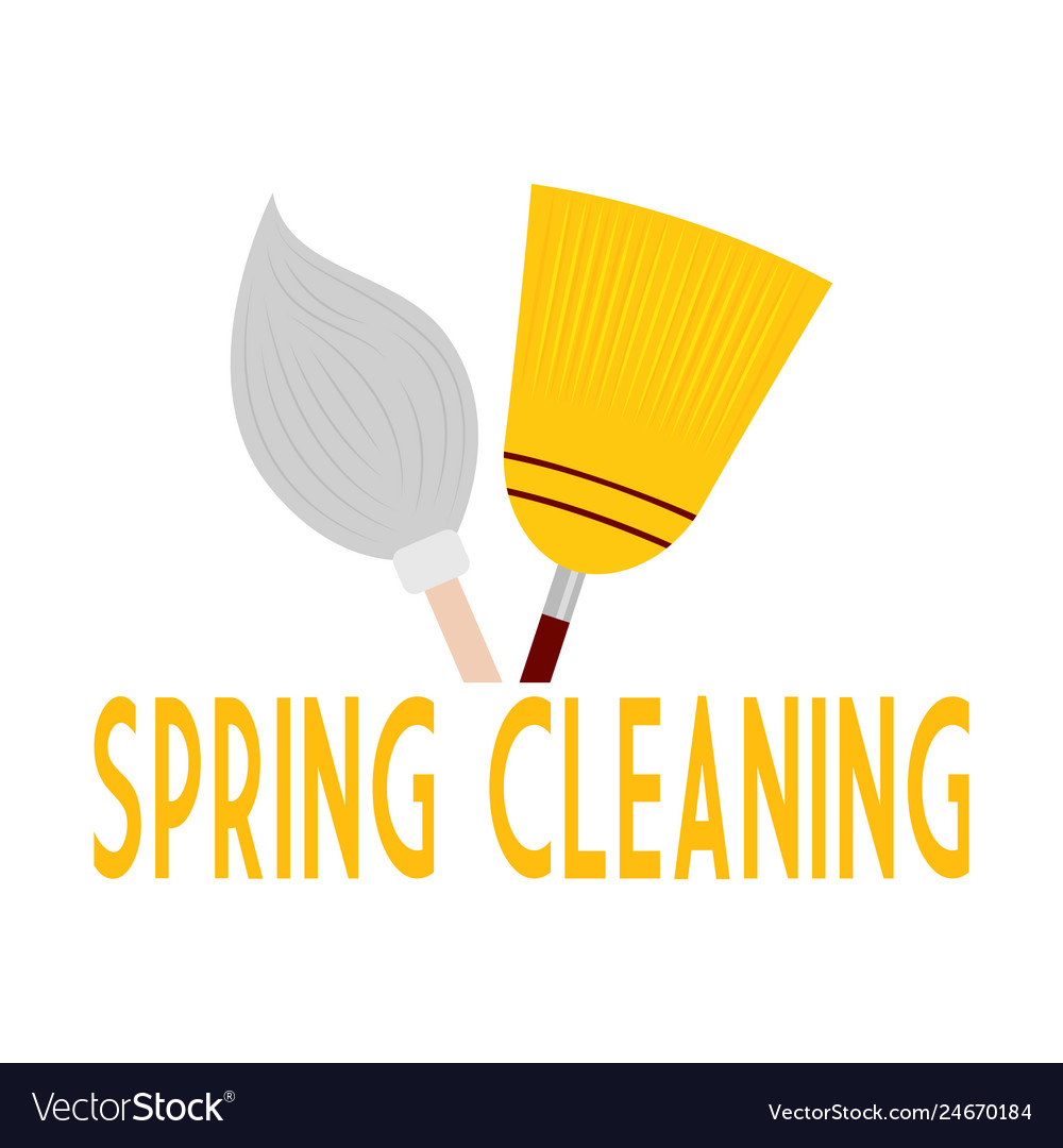 Spring cleaning background Royalty Free Vector Image