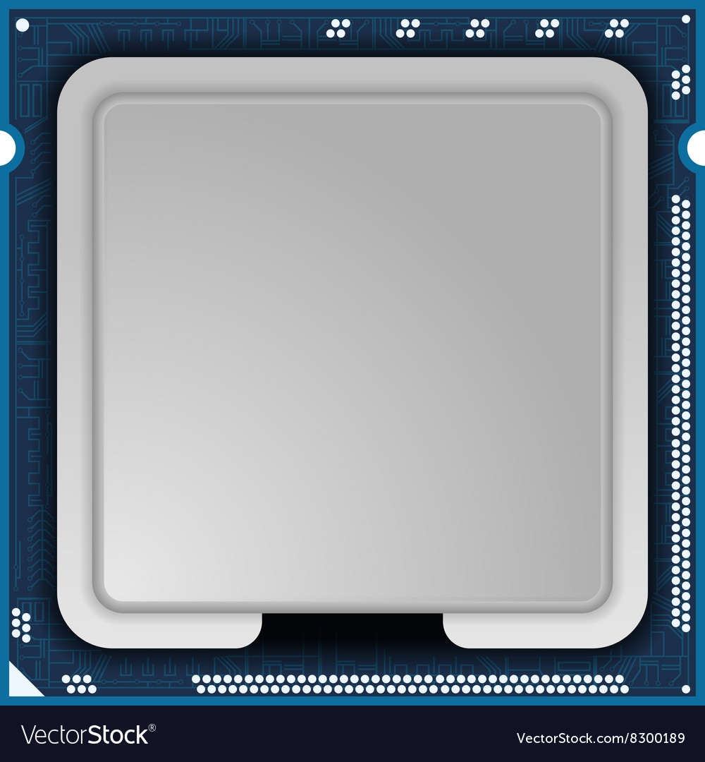 Processor Royalty Free Vector Image - VectorStock