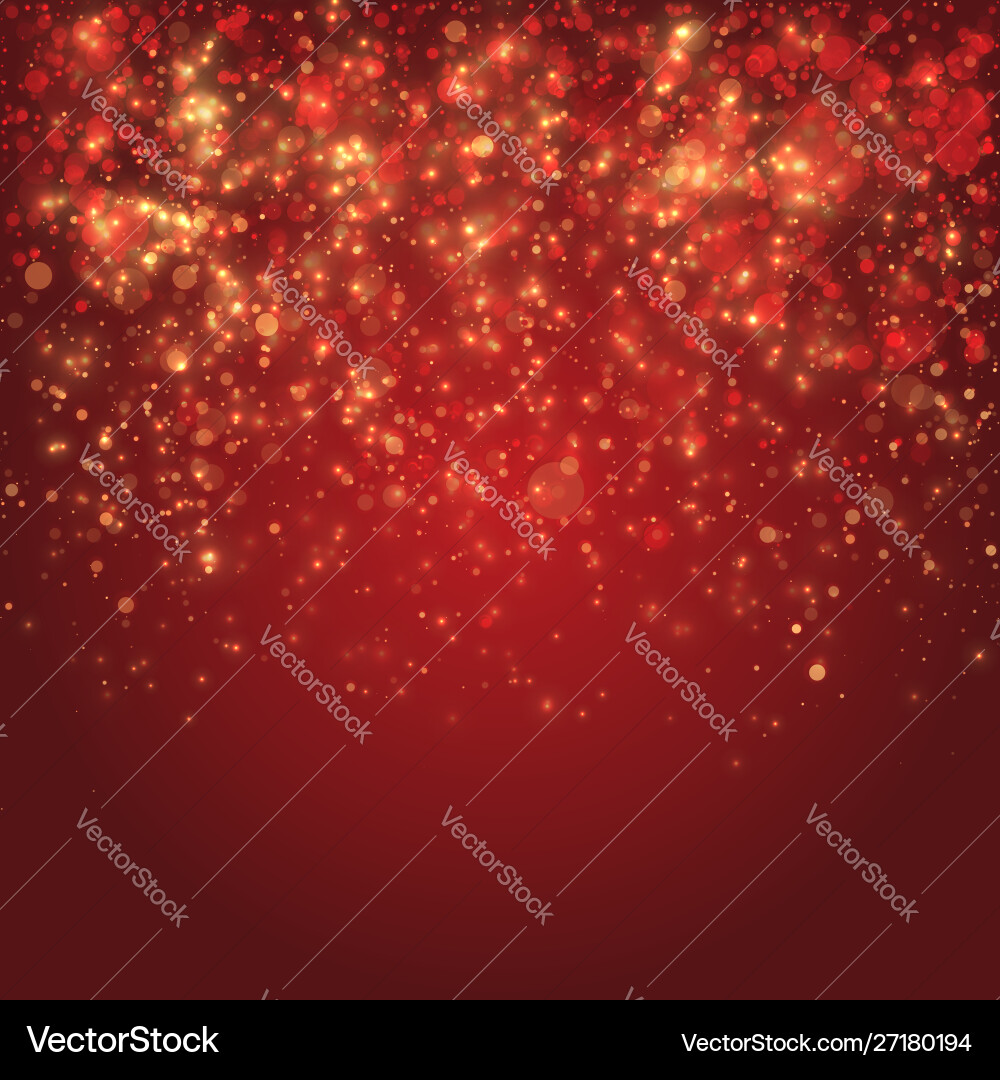 Bokeh christmas light background Royalty Free Vector Image